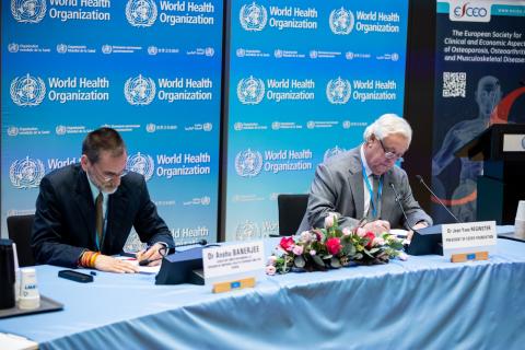 WHO and ESCEO announce collaborative agreement to benefit global ...